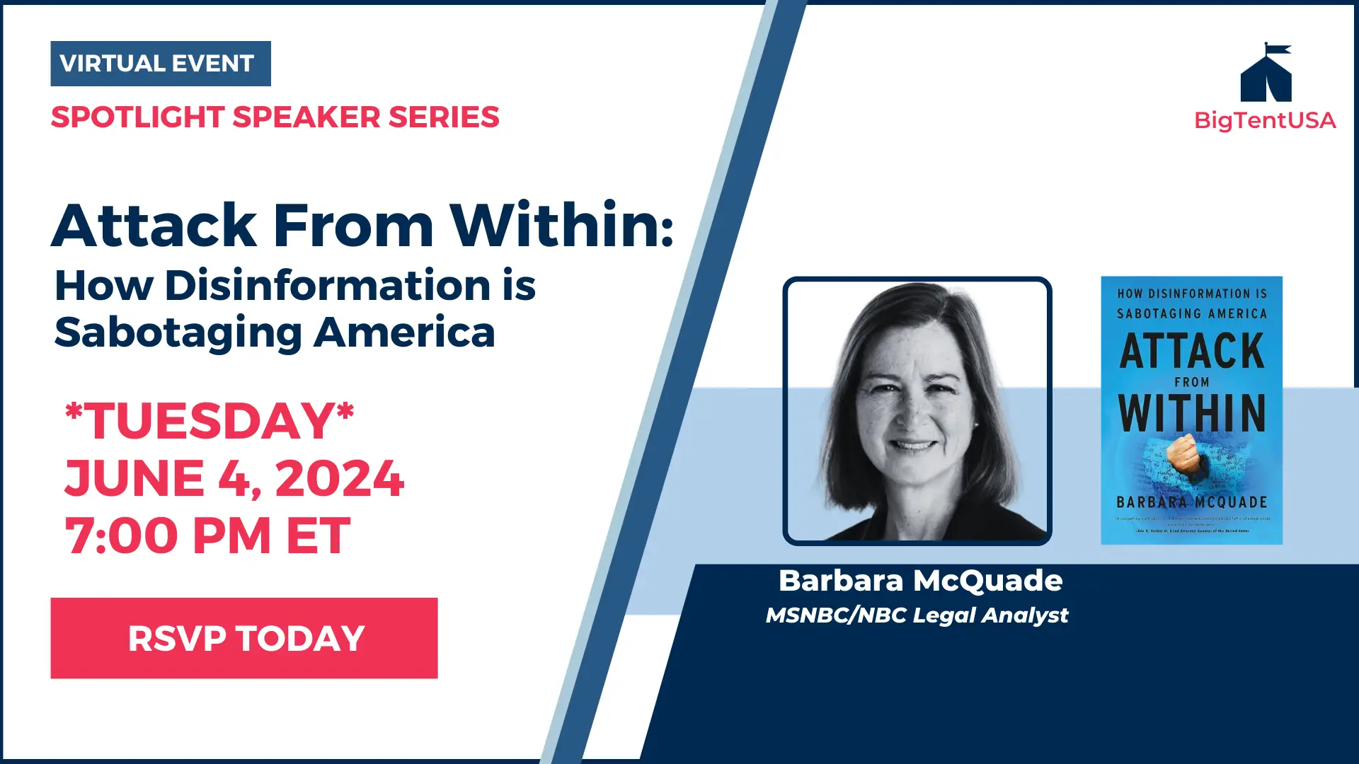 Barbara McQuade - Attack from Within: How Misinformation is Sabotaging ...