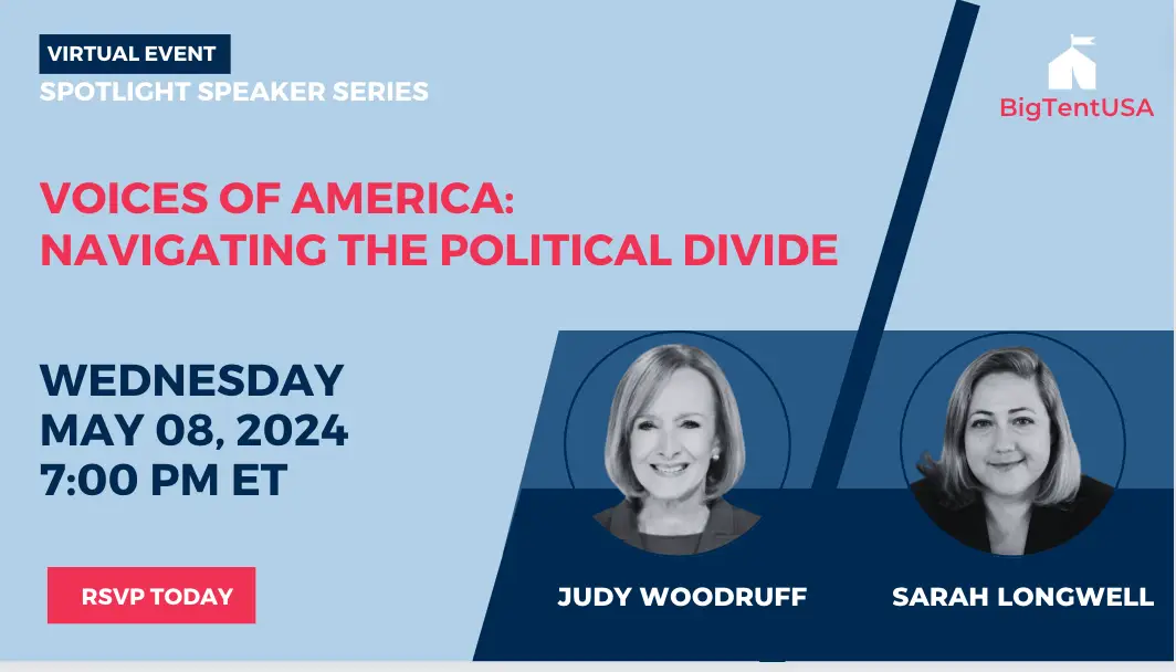 Judy Woodruff & Sarah Longwell: Voices of America, Navigating the ...