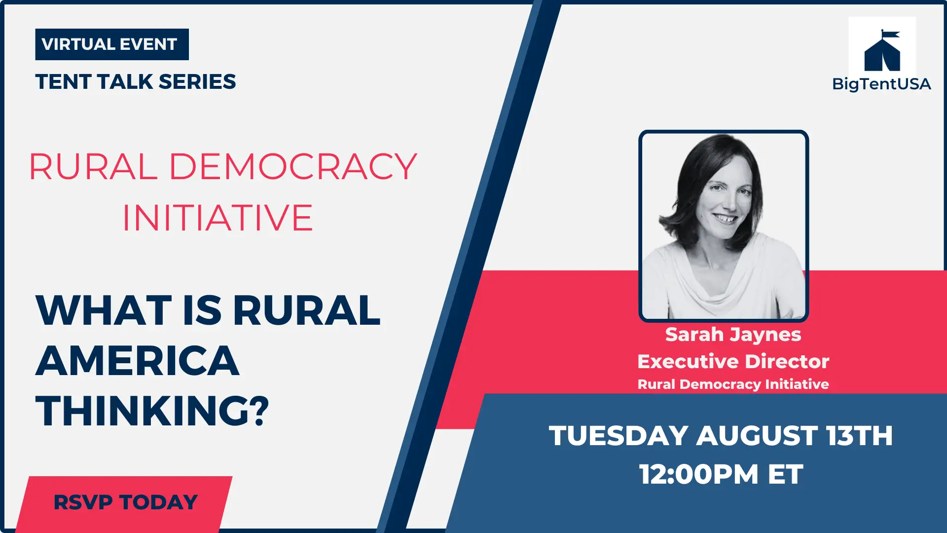 Tent Talk: What is Rural America Thinking? - BigTent USA